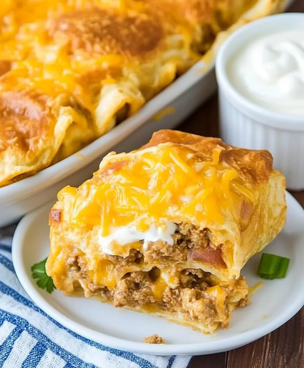 BAKED BURRITO CASSEROLE RECIPE
