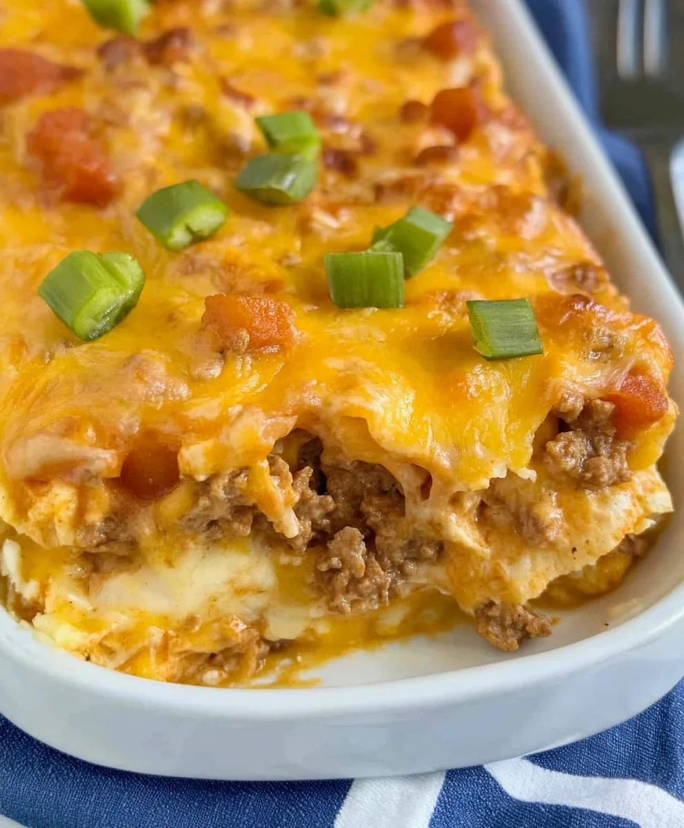 BAKED BURRITO CASSEROLE RECIPE