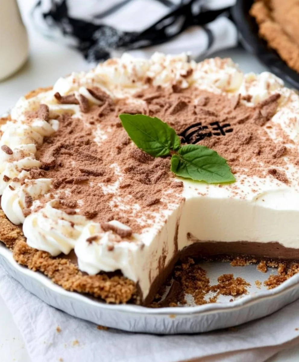 French Silk Pie with Graham Cracker Crust