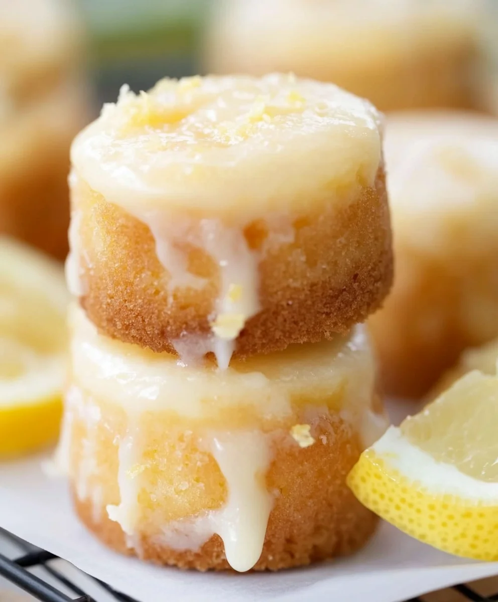 MINI LEMON DROP CAKES