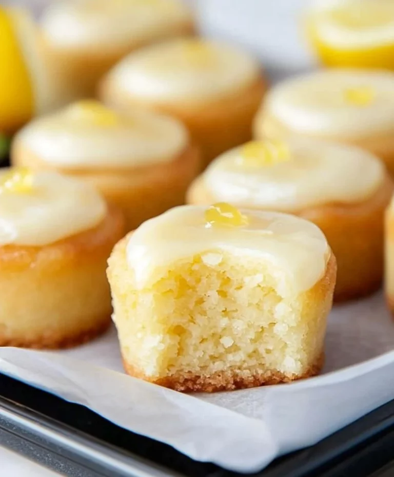 MINI LEMON DROP CAKES