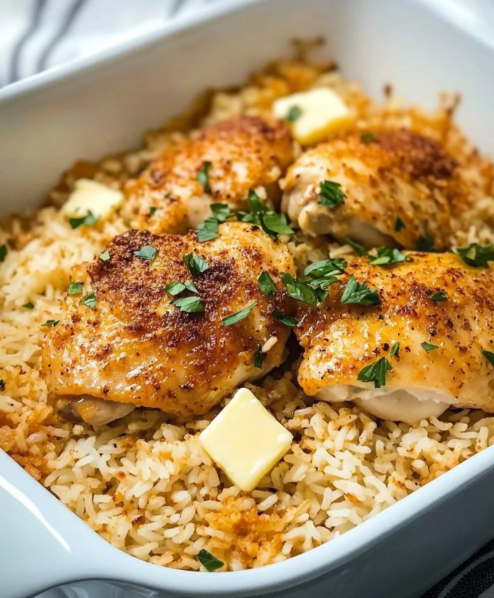 Oven Baked Chicken and Rice