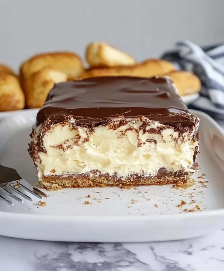 No bake Chocolate Eclair Cake