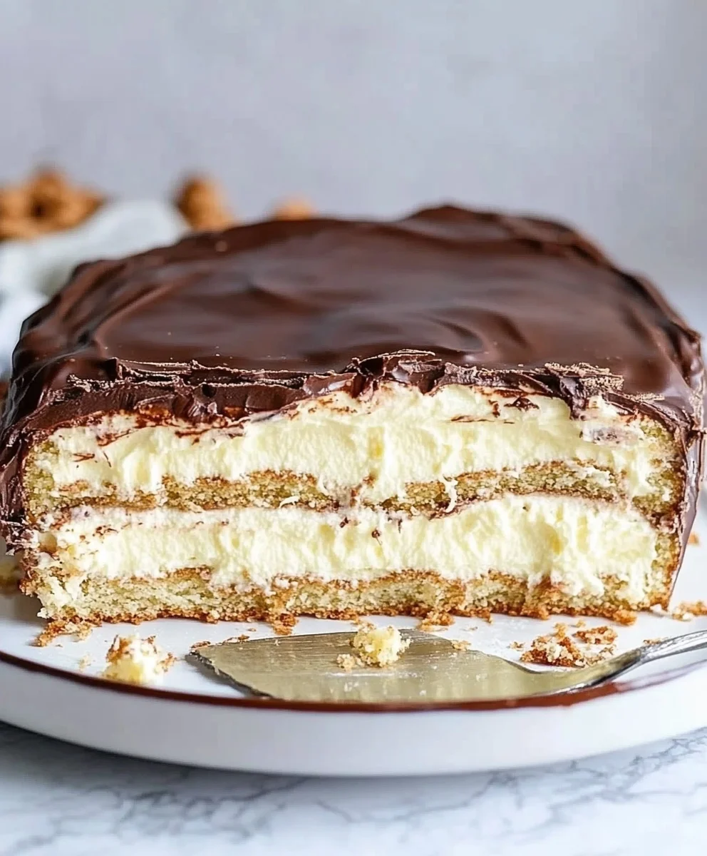 No bake Chocolate Eclair Cake