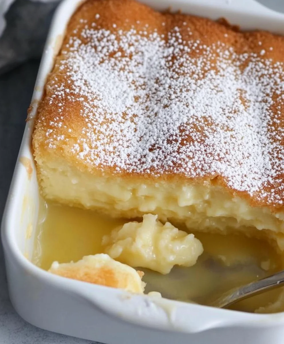 Lemon Custard Pudding Cake Recipe