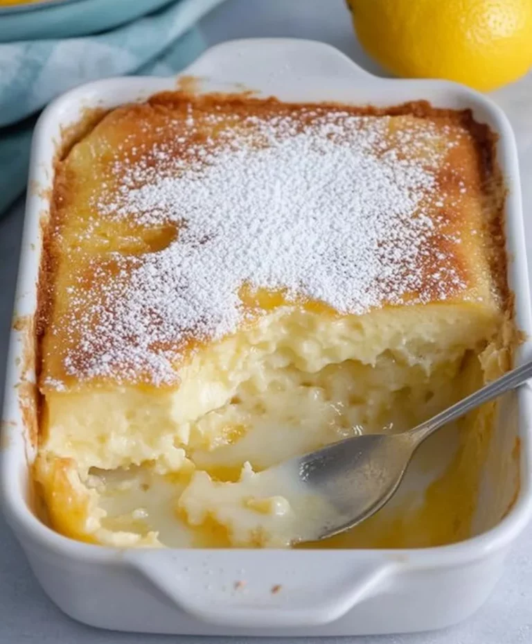 Lemon Custard Pudding Cake Recipe