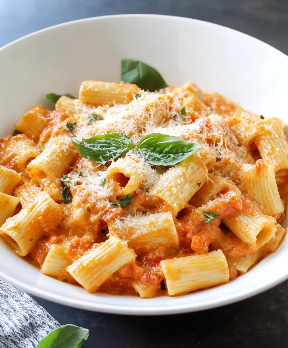 Rigatoni al Segreto (Rigatoni with Secret Sauce)