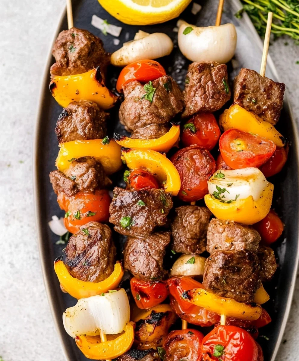 Beef Shish Kabobs for the Grill, Oven, or Stovetop
